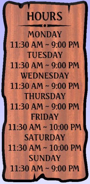Rocky Knob Woodcrafts Signs Products Detail Page